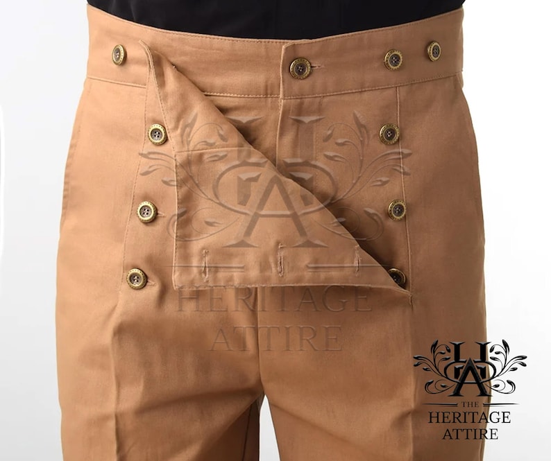 Men's Custom Made Victorian Pants |historical Regency Fashion Breeches ...