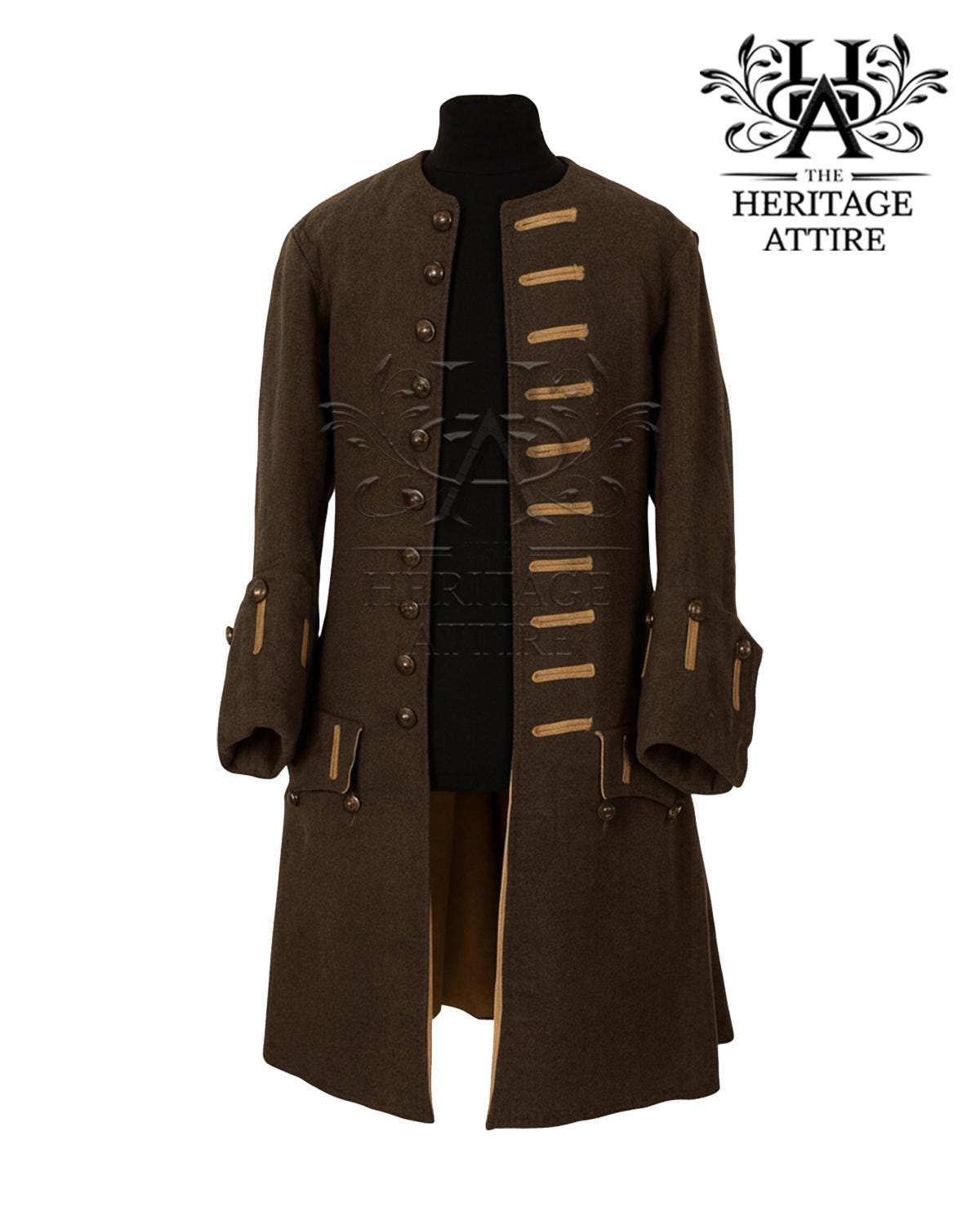 The Legendary Pirate Outfit | Captain Jack Sparrow Costume Coat, Pants ...