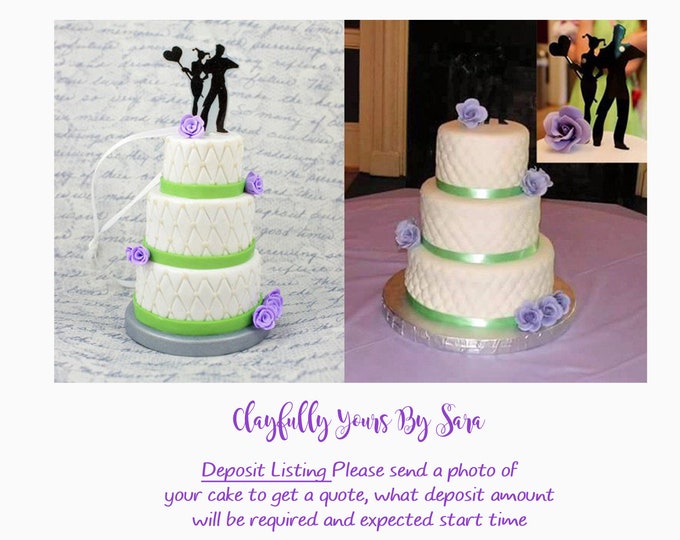 Wedding Cake Mini Replica Custom Ornament Replica Cake - Etsy