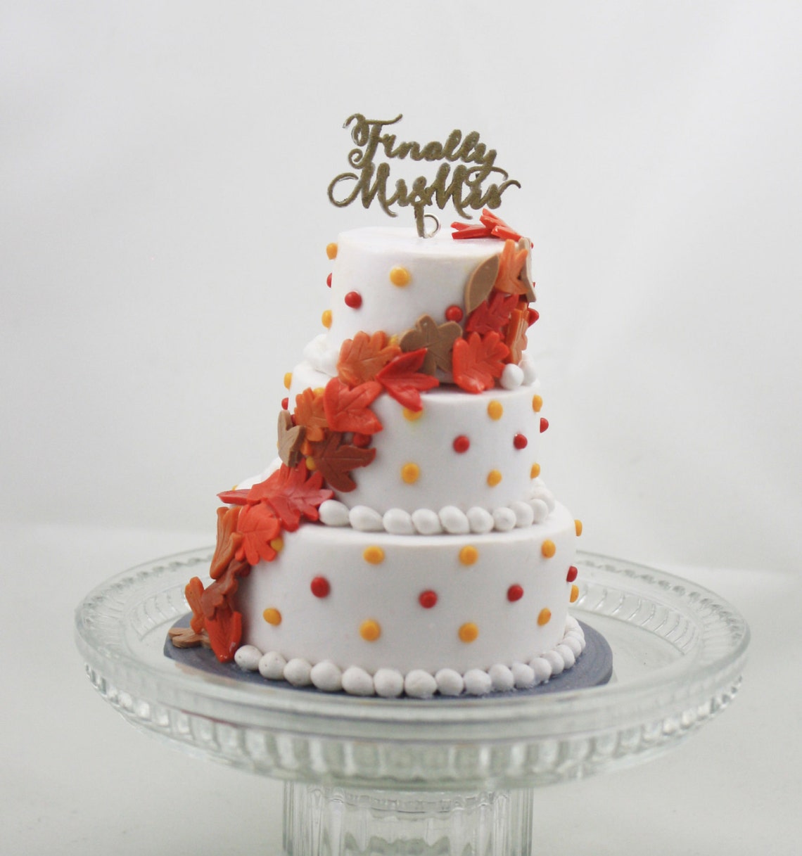 Wedding Cake Mini Replica Custom Ornament - Replica Cake - Wedding Gift ...
