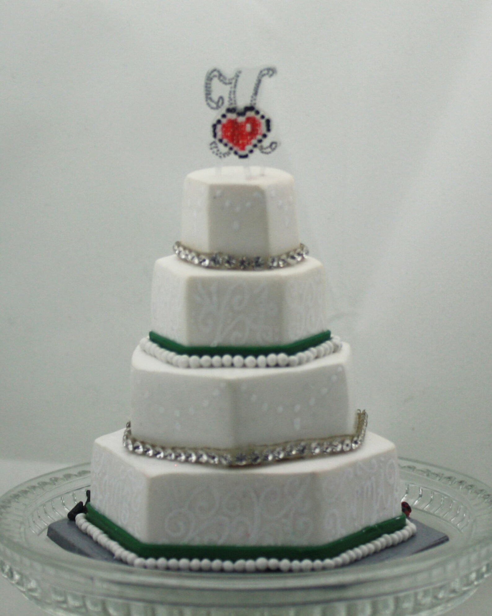 Wedding Cake Mini Replica Custom Ornament - Replica Cake - Wedding Gift ...