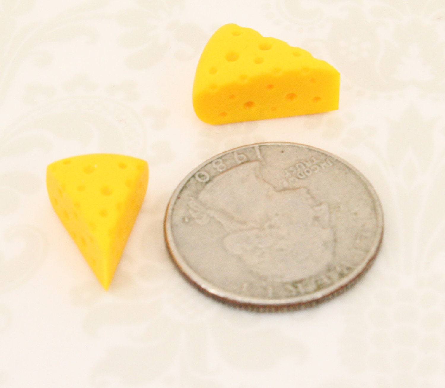 Cheese Wedge Stud Earrings V2 Cheesehead Jewelry Green Bay | Etsy