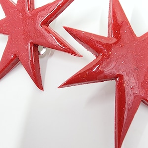 Jem and the Holograms Jem Star Earrings (pink or Red) - Jewelry - the ...