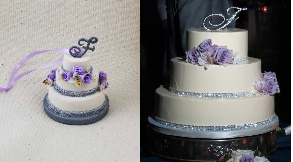 Wedding Cake Mini Replica Custom Ornament Replica Cake - Etsy