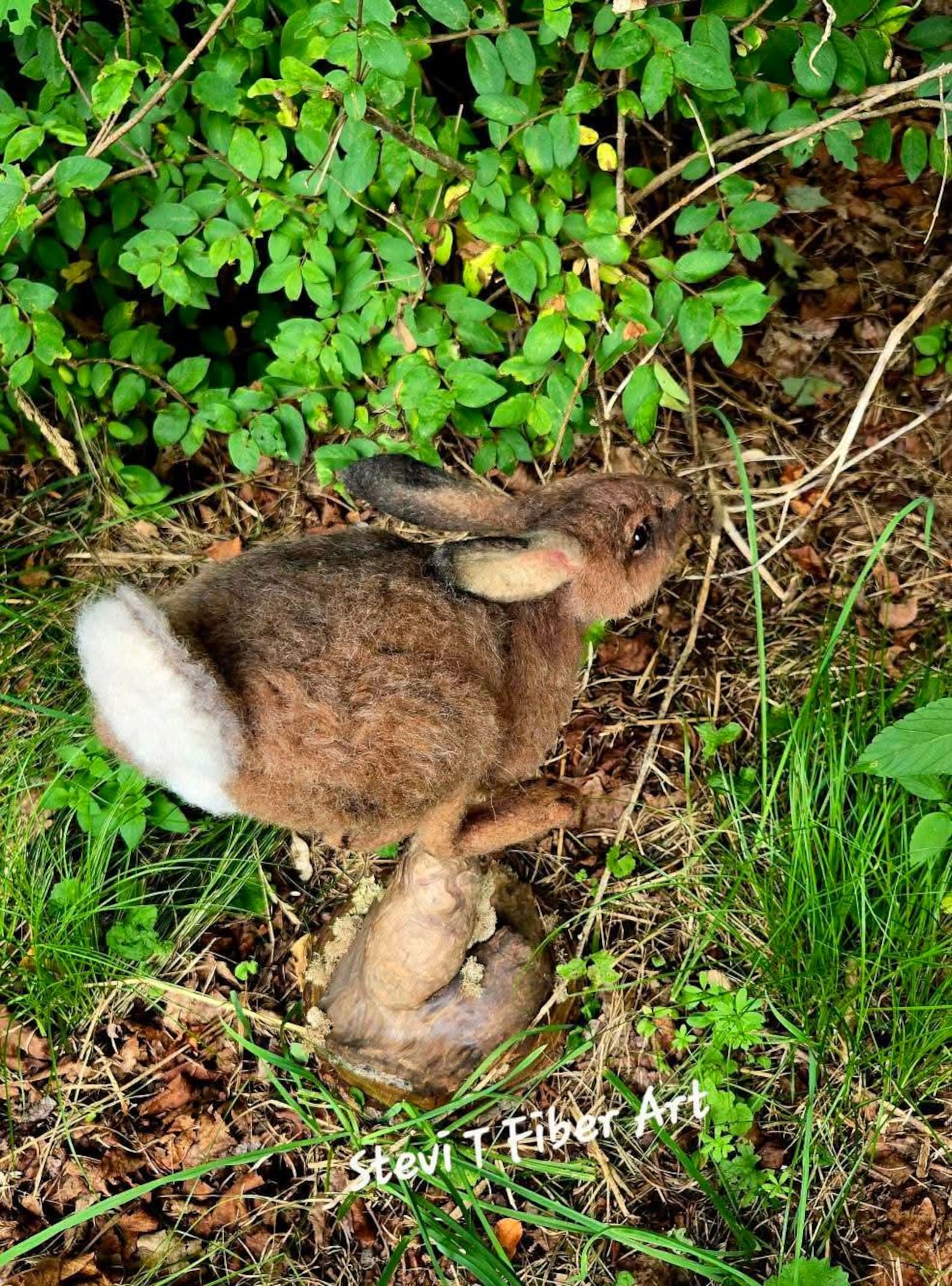 OOAK Rabbit Hare in Motion Run Rabbit Run Needle Felt Soft Sculpture ...