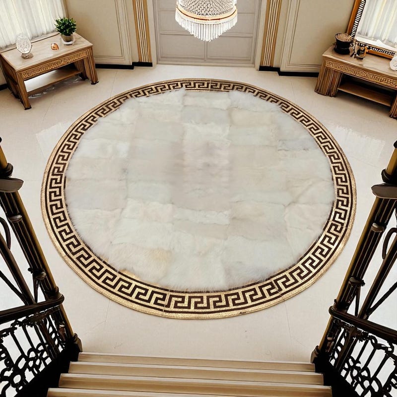 Greek Key Rug - Etsy