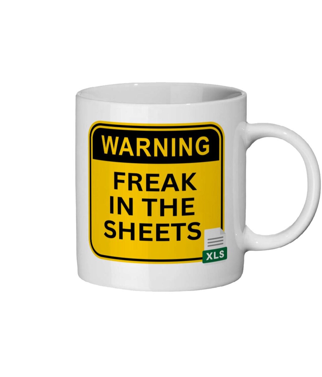 Warning Freak in the Sheets Excel Spreadsheet Ceramic Mug - Etsy