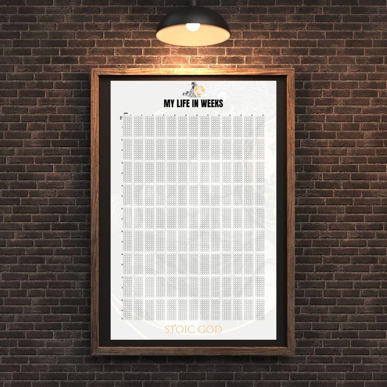 Memento Mori Calendar Stoic Calendar Weekly Inevitability of Death ...