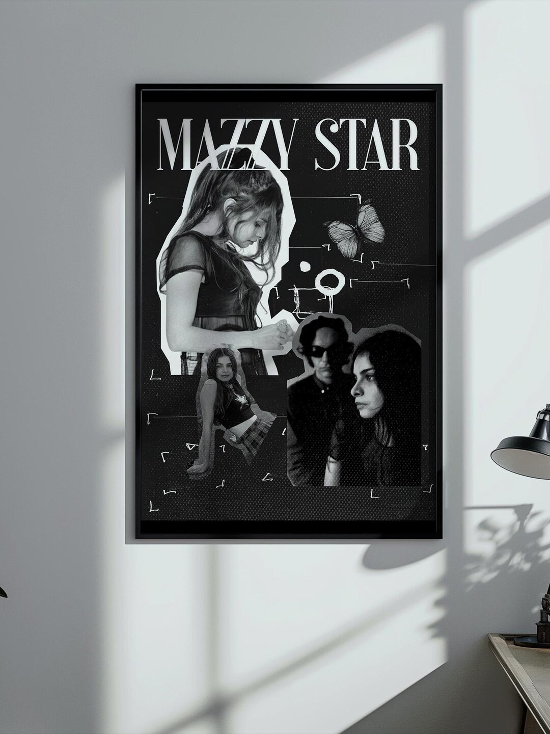 Hope Sandoval Print - Mazzy Star Shoegaze Poster - Ethereal Indie Wall ...