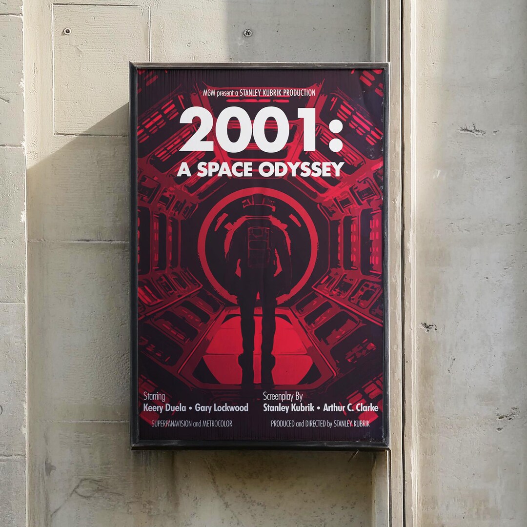 2001 : A Space Odyssey Fanart Poster - Etsy