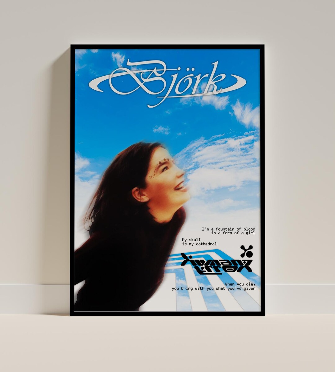 Björk Poster Alternative Music Wall Art Digital Download A1-A4 - Etsy UK