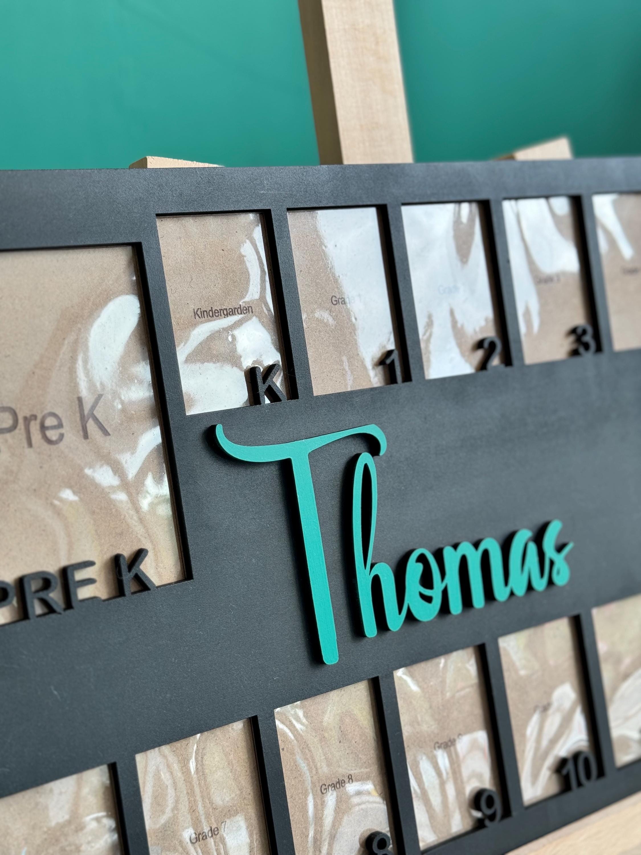 School Memories Keepsake Photo Frame - Prek-12 School Photo Frame With ...