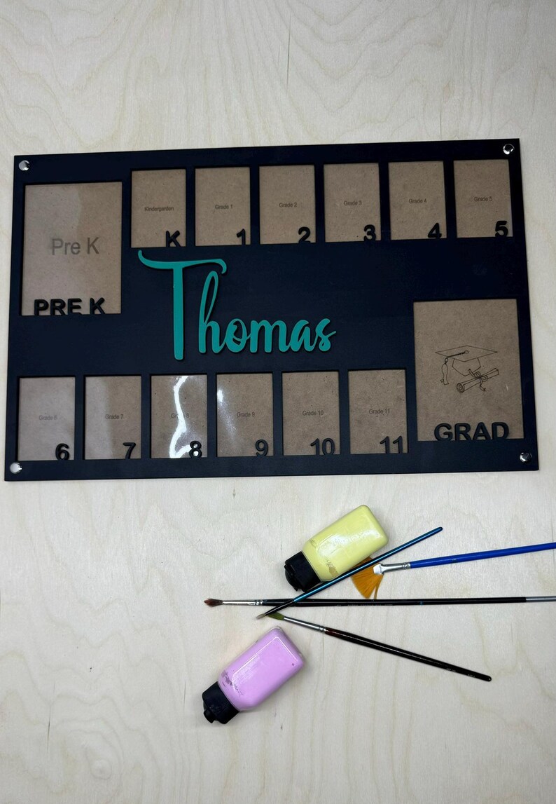 School Memories Keepsake Photo Frame - Prek-12 School Photo Frame With ...