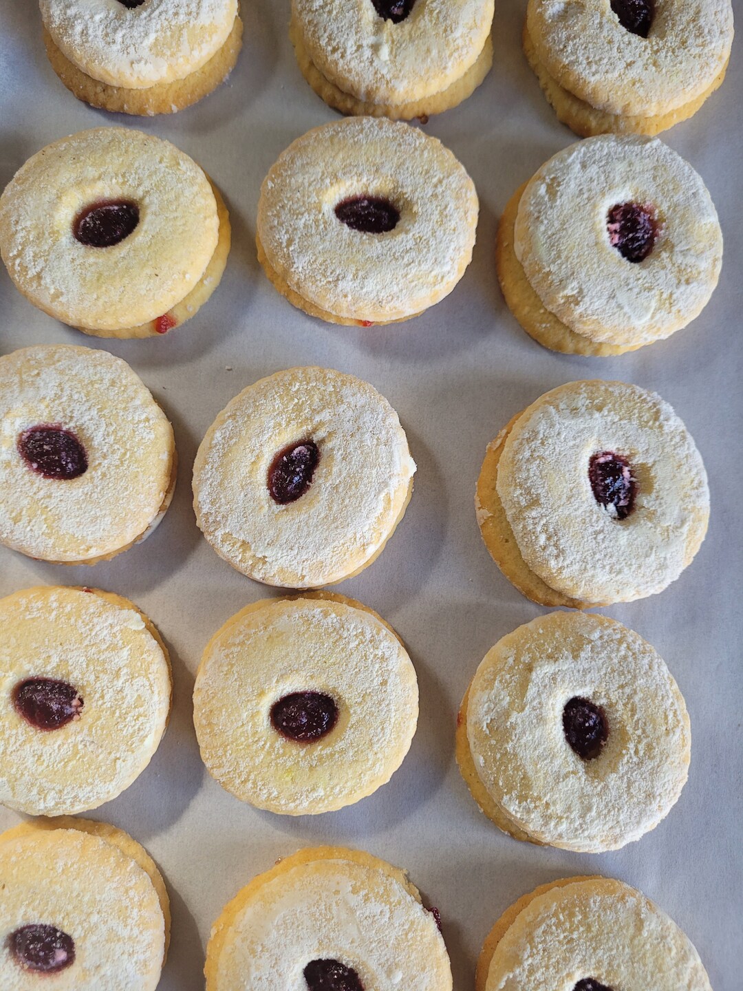 Raspberry Linzer Tart Cookies - Etsy