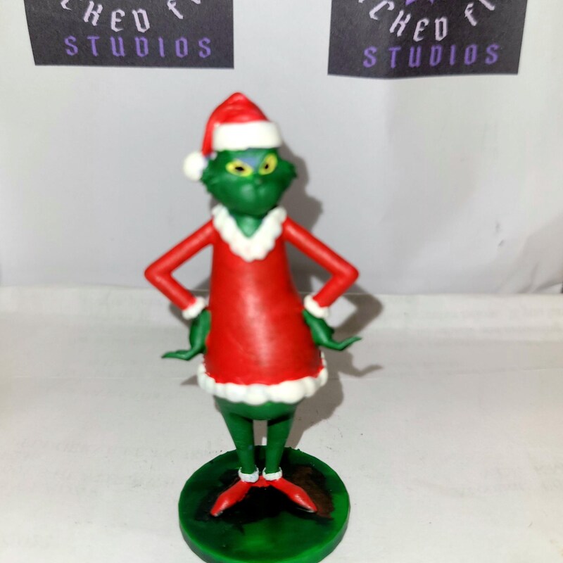 Miniature Grinch Figures - Etsy