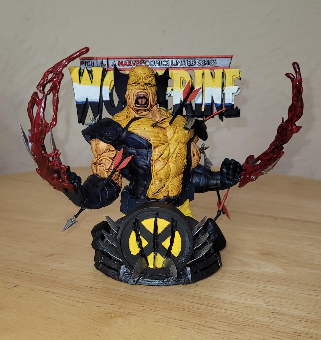 Wolverine Bust - Etsy