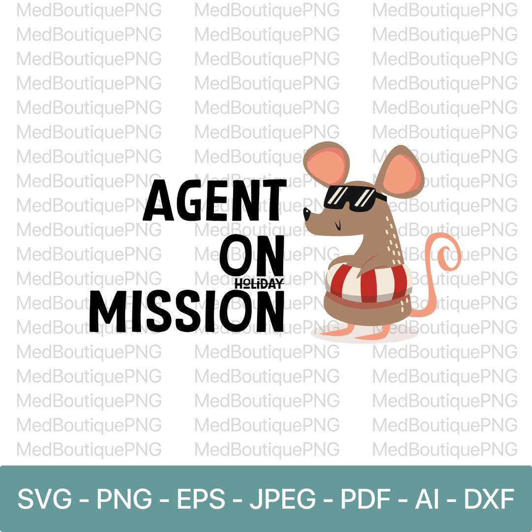 Agent on Mission Svg Secret Agent Svg Special Agent Png Cool Agent ...
