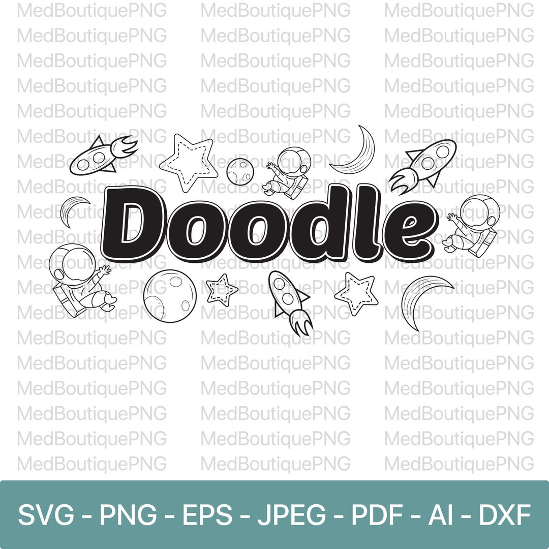 Doodle SVG Bundle, Heart SVG, Cross Svg, Leaf Svg, Flowers Svg, Hand ...