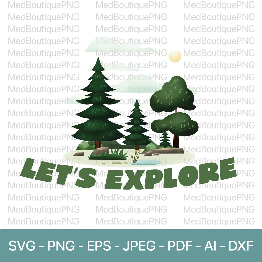 Let's Explore SVG, PNG, EPS. Jpg, Dxf, Cutable, Printable - Etsy