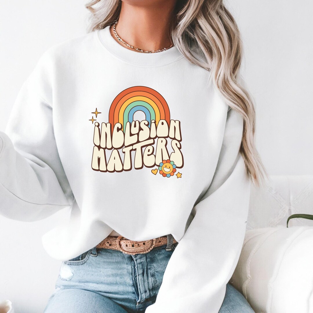 Neurodiversity Awareness Inclusion Matters Sweatshirt, Unisex ...