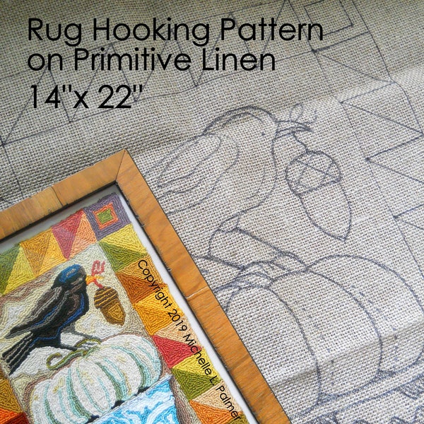 Michelle Palmer Rug Hooking Patterns - Etsy