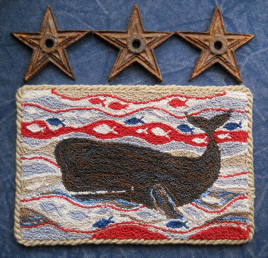 Punch Needle DIGITAL Download Jpeg and PDF PATTERN Embroidery Floss ...