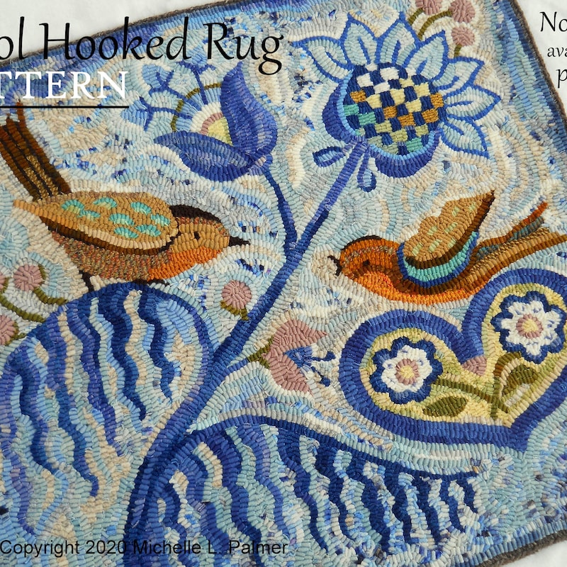 Two Old Crows Rug Hooking Patterns - Etsy