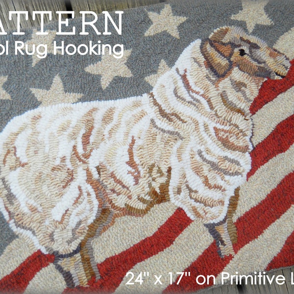 Sheep Rug Hooking Pattern - Etsy