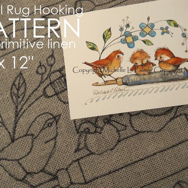 Michelle Palmer Rug Hooking Patterns - Etsy