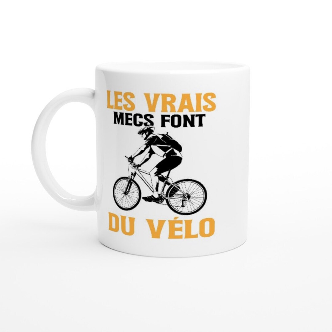Funny Bicycle Mug for Men "real Men Ride Bikes" - Personalized Mug ...