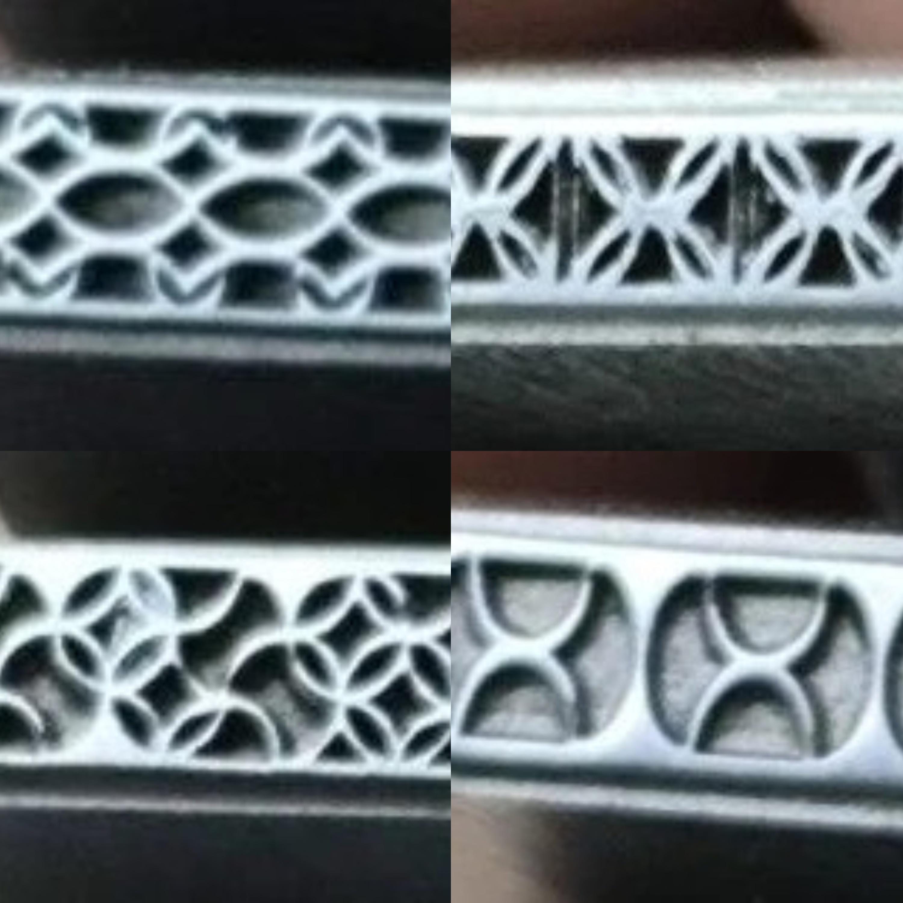 Jewelry Metal Stamping, Edge Pattern, Durable, Reusable Punch, for DIY ...