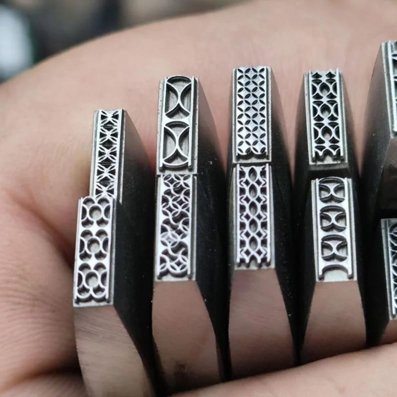 Jewelry Metal Stamping, Edge Pattern, Durable, Reusable Punch, for DIY ...