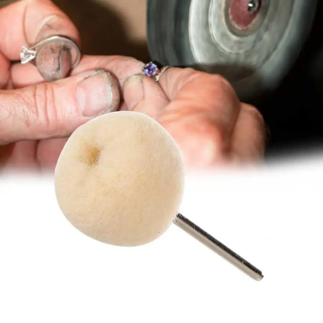 Polishing Tool, 10pcs, Wool Buffing Wheels, Jewelry Grinding, Abrasive ...