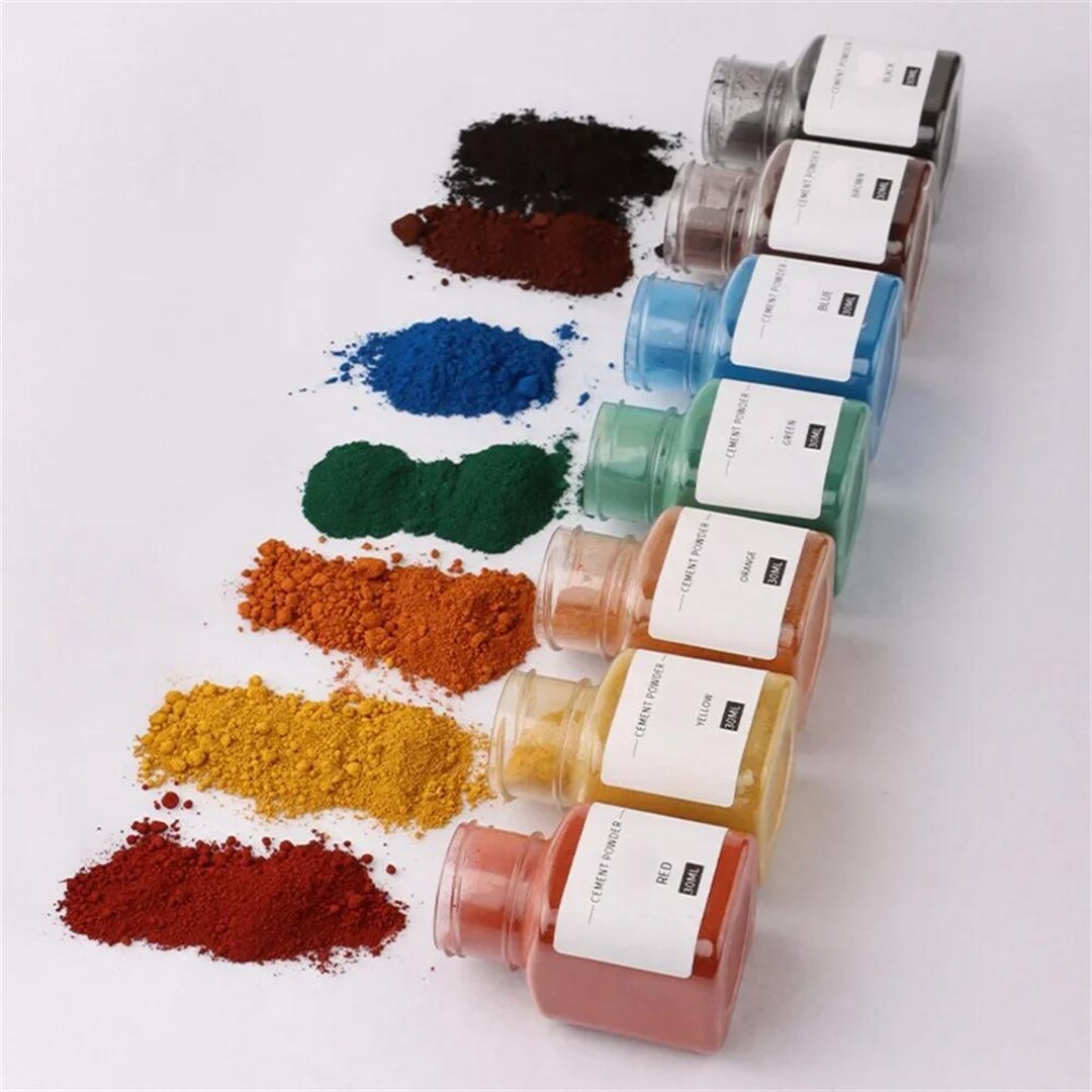 Cement Gypsum Pigment Powder, 30ml Jar, Coloring Dye, Decorative ...