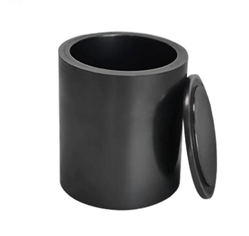 Graphite Melting Crucible With Cap, Gold Silver Copper Metal Melting ...