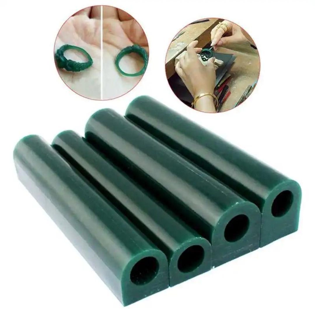 Green Wax Tube Ring Mold, Wax Casting Tube, Jewelry Model Ring Making ...