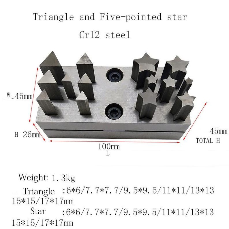 1set Jewelry Metal Sheet Disc Cutter, Punching Jeweler Tool, Cutting ...