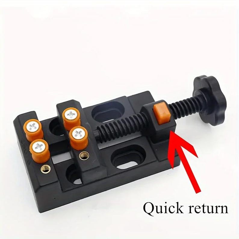 Mini Flat Bench Vise Clamp, Plastic, Jewelry Making, DIY Wood Carving ...