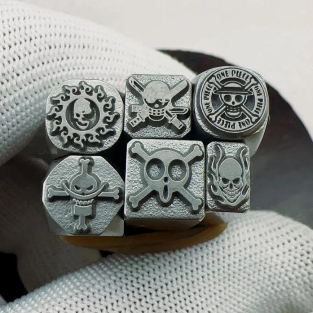 Skull Design Steel Stamp, Various Designs Metal Punching Tool, Gothic ...