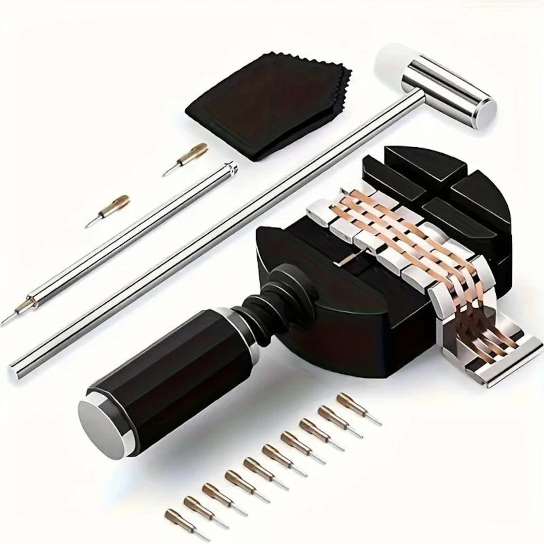 Watch Link Removal Tool Kit, 16pcs, Metal, Universal Strap Adjustment ...