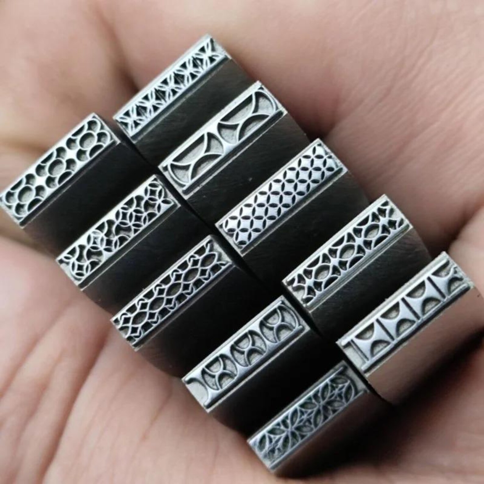 Jewelry Metal Stamping, Edge Pattern, Durable, Reusable Punch, for DIY ...