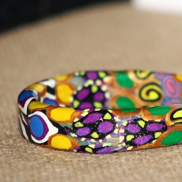 Polymer Clay Bangle - Etsy