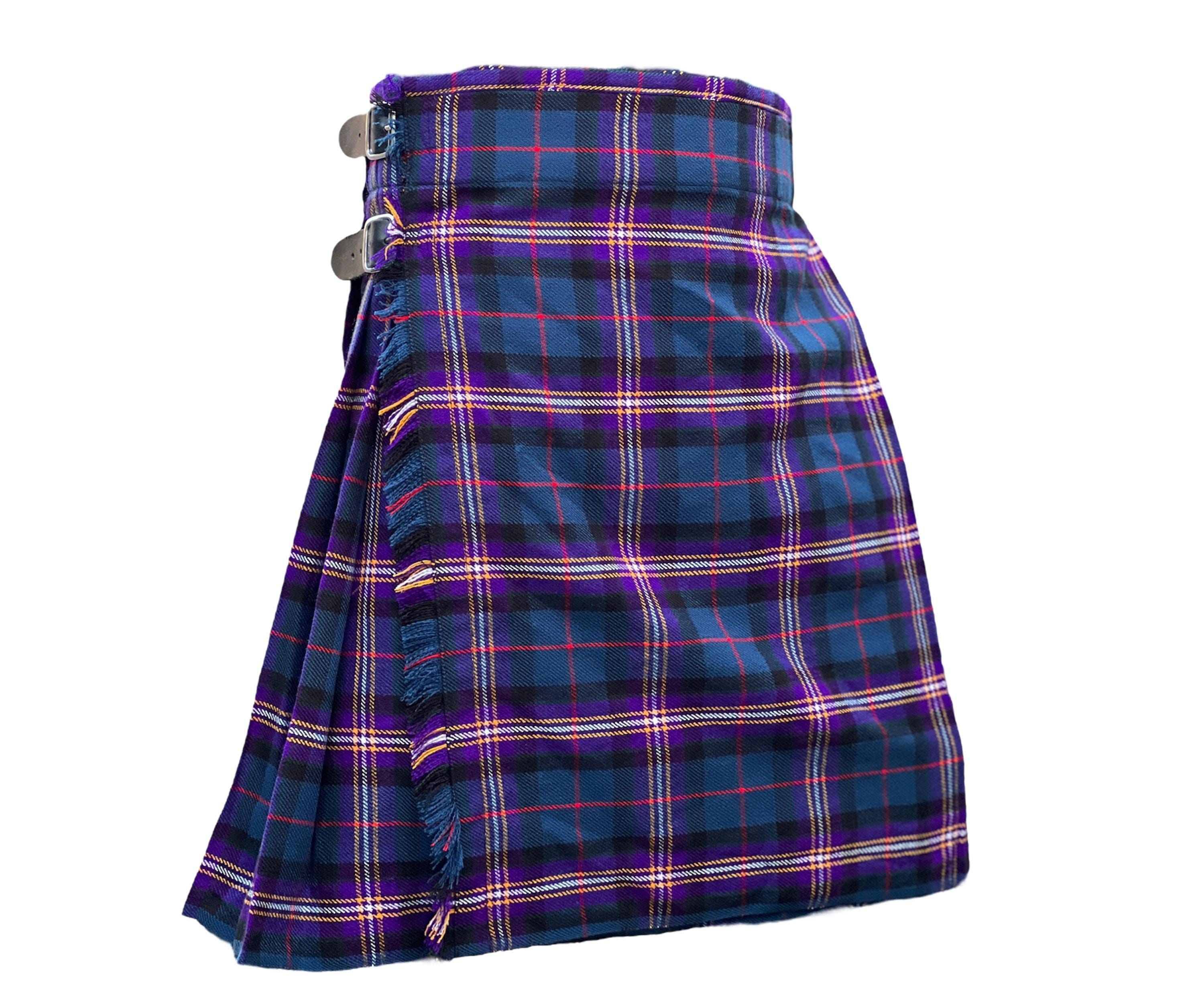 Scottish 5 Yards Tartan Kilts for Men Traditional and Casual Wear Kilts Available in 45 ...