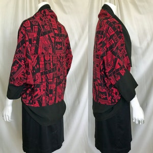 Clearance Final Sale. Upcycled Japanese Kimono – 2-way Origami Shrug ...