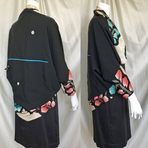 2-way Origami Blouse Shrug Jacket/ Japanese Kimono Re-make/ Up-cycled ...