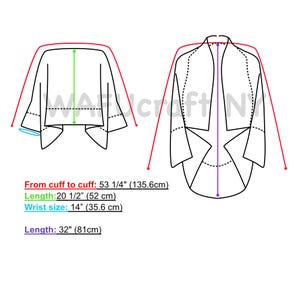 2-way Origami Blouse Shrug Jacket/ Japanese Kimono Re-make/ Up-cycled ...
