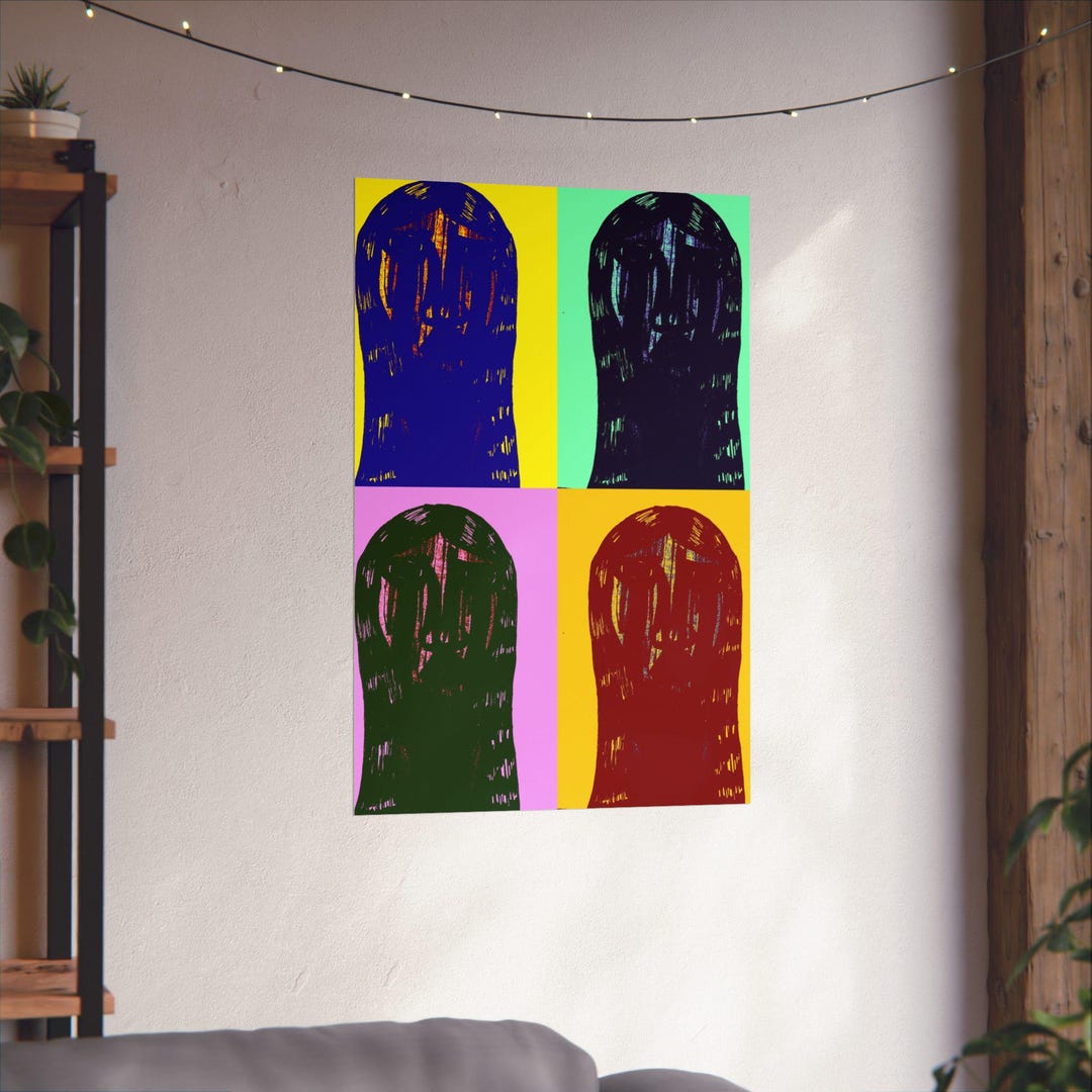 Creepy Matte Vertical Posters, Unique Art, Wall Art - Spooky Halloween ...
