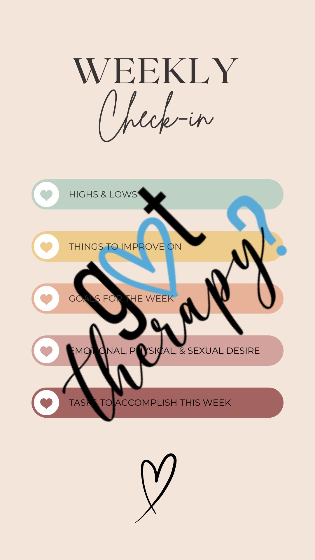 Couples Weekly Check-in - Etsy