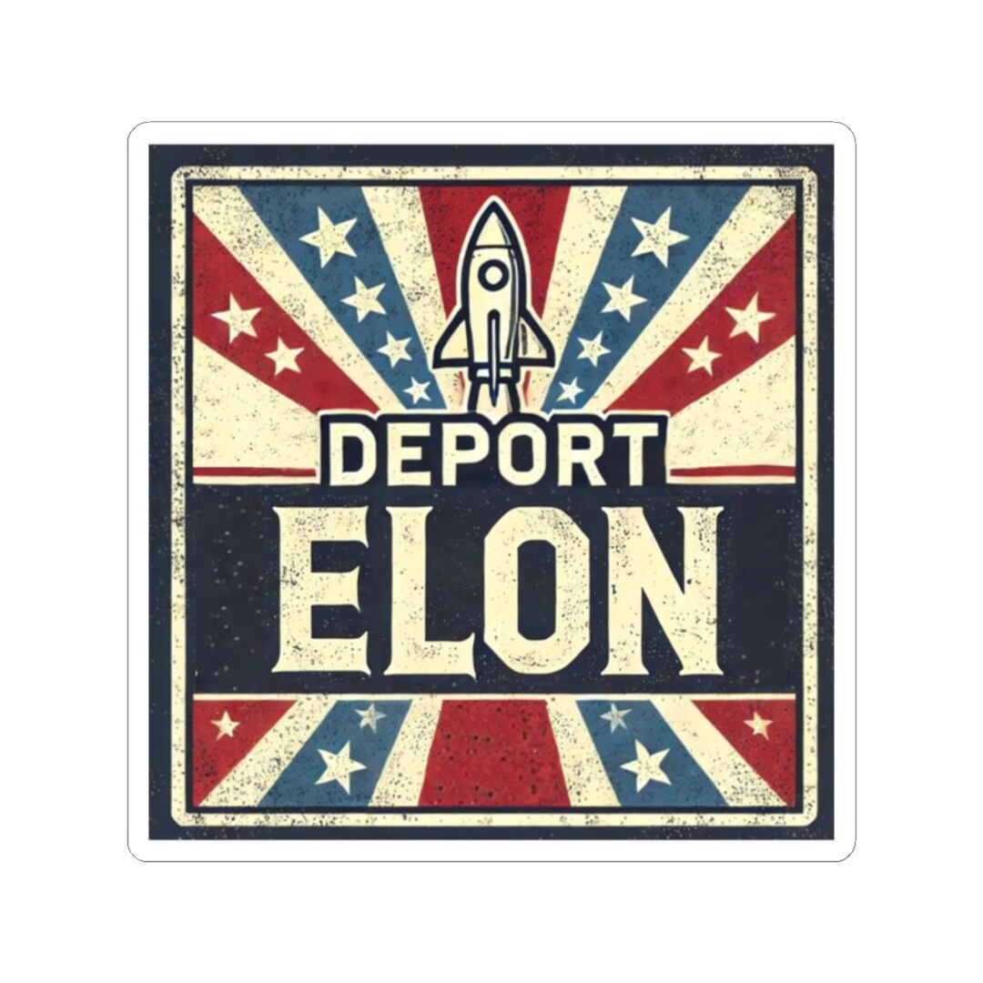 Retro Deport Elon Kiss-cut Stickers, Vintage Logo Decals for Laptops ...