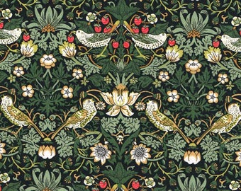 Liberty Tana Lawn® Fabric Strawberry Thief Spring C - Etsy